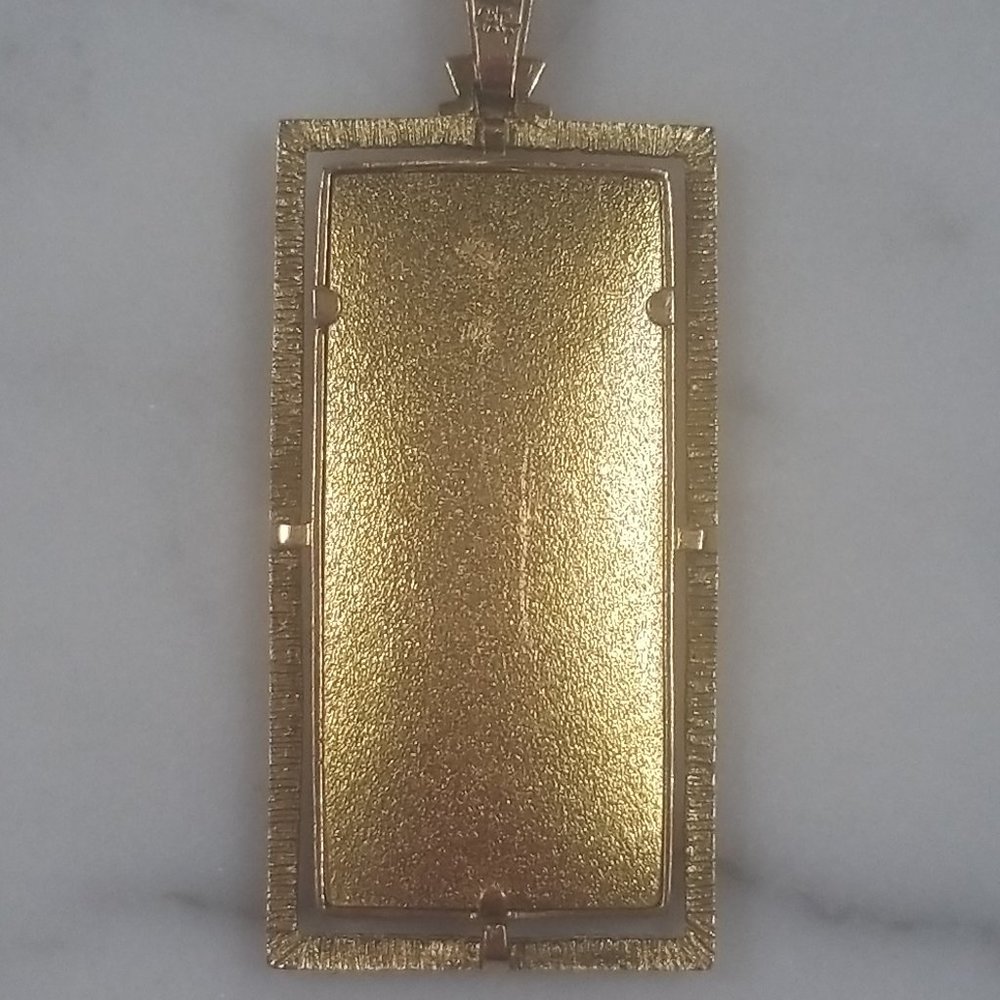 Rare Vintage Handpainted Corletto Italy 18k Gold Mado… - Gem